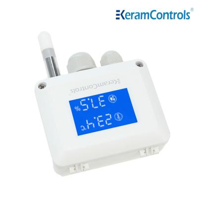 China Sensor de temperatura de 3 del alambre de la temperatura de la humedad del transmisor de la HVAC Digitaces del sistema en venta