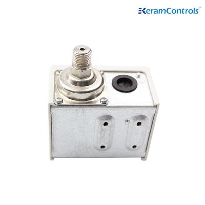 China IP54 Stainless Steel Adjustable Pressure Switches White Differential Pressure Flow Switch for sale