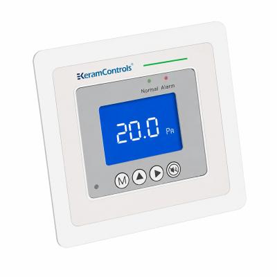 China KDPM100 Differential Pressure Monitor with Backlight LCD Display and 4-20 mA or 0-10 V Output for HVAC Systems for sale