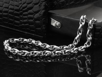 China Forme a hombres la joyería acero inoxidable collar para hombre venta al por mayor gruesa de la joyería de China de la cadena los 51cm en venta