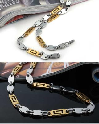 China Venta al por mayor de cadena de la joyería de la moda de China de los hombres del collar de los hombres del acero inoxidable de la joyería de los hombres de la moda en venta