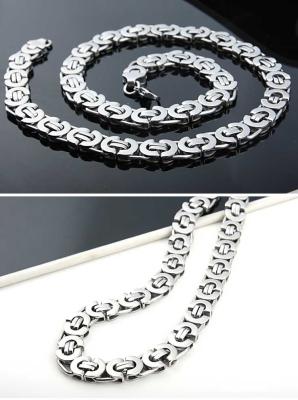 China Forme a joyería para hombre el acero inoxidable collar para hombre joyería al por mayor de cadena para hombre de China en venta
