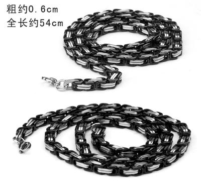 China Fashion mens jewelry stainless steel mens necklace mens chain 54cm wholesale china jewelry for sale