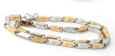 China Fashion mens jewelry stainless steel necklaces mens chain 55cm wholesale china jewelry for sale