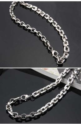 China Forme a joyería para hombre el collar los 80cm del acero inoxidable joyería al por mayor de cadena para hombre de China en venta