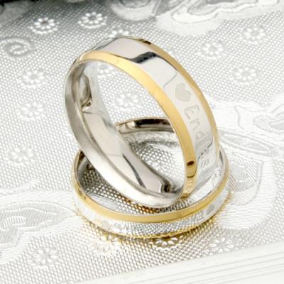 China Forme a joyería 316L de los pares la venta al por mayor del anillo del amante del 