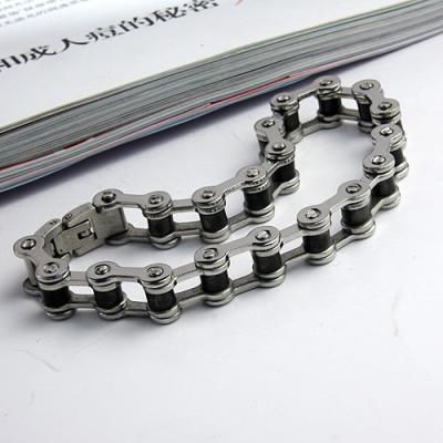 China Forme a hombres los hombres de la joyería pulsera la pulsera los 20.5cm del silicio del acero inoxidable joyería de la venta al por mayor en venta