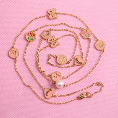 China Fashion brand jewelry Juicy Couture necklace women necklace china jewellery wholesale for sale