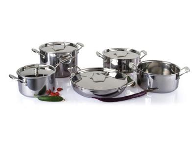 5Pcs 3-ply stainless steel cookware set SHCY-3014