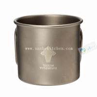 China Titanium backpacking cookware cup/capacity 750ml for sale