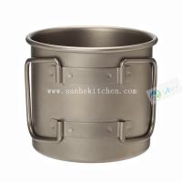 China Titanium backpacking cookware cup/capacity 750ml for sale