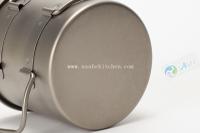 China Titanium backpacking cookware cup/capacity 750ml for sale