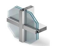 China Class A Fireproof Unitized Curtain Wall Waterproof Anodizing for sale