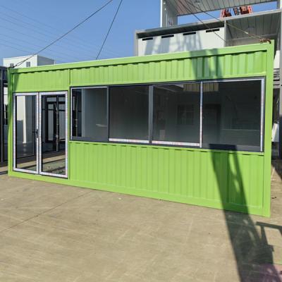 China Quick Assembly Real Card Coated Prefab House Shipping Container for sale