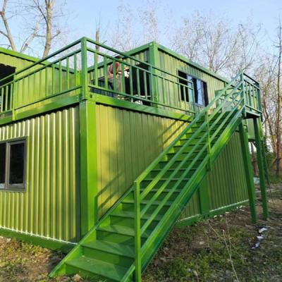 China Quick Assembly Real Card Coated Prefab House Shipping Container for sale