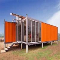 China Foldable Prefab Modular Container Home 1.6mm Plastic Floor L6050xW2990xH2896mm for sale
