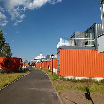 China 1.6mm Plastic Floor Prefab Modular Container Home Foldable for sale