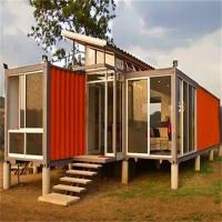 China Foldable Prefab Modular Container Home 1.6mm Plastic Floor L6050xW2990xH2896mm for sale