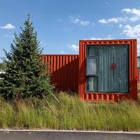 China Foldable Prefab Modular Container Home 1.6mm Plastic Floor L6050xW2990xH2896mm for sale
