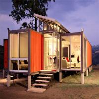 China Foldable Prefab Modular Container Home 1.6mm Plastic Floor L6050xW2990xH2896mm for sale
