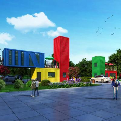 Cina Contenitore creativo innovativo personalizzabile casa acciaio prefabbricato espandibile in vendita