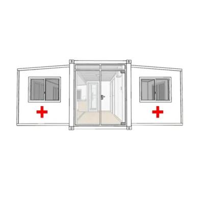China Movable Prefab Expandable Container Modern Home Luxury Villa Expandable Shipping Container for sale
