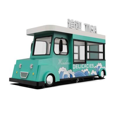 Cina Cartone alimentare elettrico mobile a quattro ruote, stand per carrelli da pranzo multifunzione in vendita