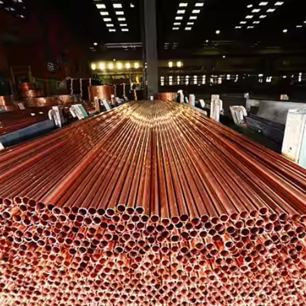 Quality Flexible Copper Round Pipe 8mm-22mm OD 0.5mm Wall For Solar Thermal Energy for sale