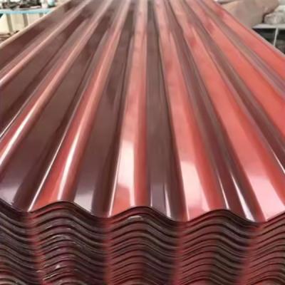 Cina ASTM A755 PPGI lamiera di acciaio ondulato 0,2 mm-1,5 mm lamiere di copertura galvanizzate a colori in vendita