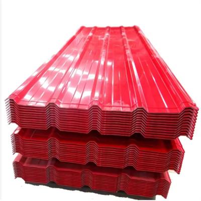 China Anti Corrosion PPGI Steel Roofing Sheet 26 Gauge-30 Gauge  PPGI Corrugated Sheet for sale
