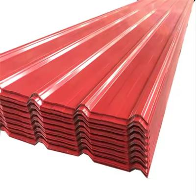 China Customized PPGI Steel Sheet 0.5mm-3m Length EN 10169 Pre Painted Corrugated Sheet for sale
