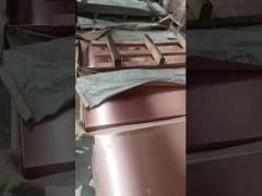 C10200 Kupferplatte 99,95% Reinheit Sauerstofffreie Kupferplatte für Hochvakuumsysteme