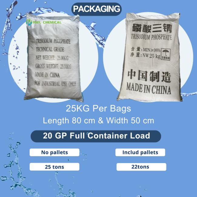 Close-up view of Trisodium Phosphate crystals