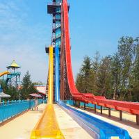 Quality Large Scale Aqua Tall Water Slide Thrill Rides Adventure Park Water Slide for sale