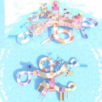 Quality Fiberglass Stainless Steel Interactive Water Park Play Kids Playground Splash for sale