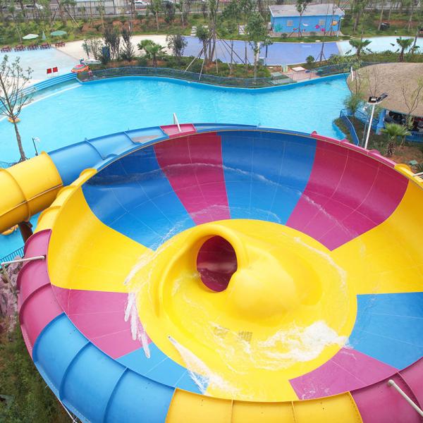 Quality Family Space Bowl Slide Glassfiber 304 Stainless Steel Commercial Aqua Park Equipment for sale