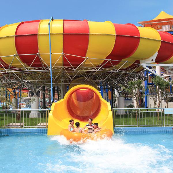 Quality Inflatable Tube Space Bowl Slide Water Park Playground Equipment Glassfiber 304 Steel for sale