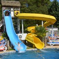 Quality Fiberglass Steel Kids Water Slide Interactive Splash Water Play Commercial Aqua for sale