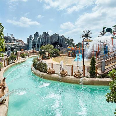China Thrill Adventures Water Park Lazy River 3m - 5m Width With Infation Tube for sale