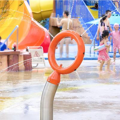 China Water Park Fiberglass Steel Aqua Water park Accessories Wave Candy  Commercial Splash Pads for sale