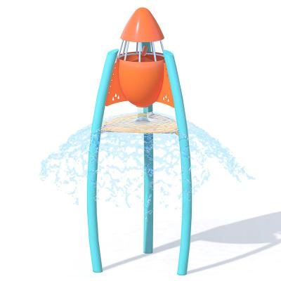 China Fiberglass 304 Stainless Steel Tip Bucket Water Play Feature  Aqua Water Park Accessories Commercial Splash Pads for sale