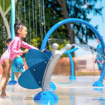 China Water Butterfly Water Play features Aqua Water park Accessories SS304 fiberglass  Commercial Splash Pads for sale