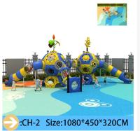 Quality Space Capsule Theme Playground Equipment Custom web Climbers Swings Plastic for sale