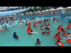 thrilling swim wave pool  water park commercial water amusement ocean waves