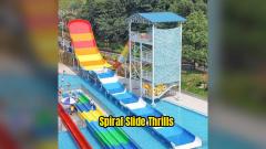 Skyward Spiral Water Slide Thrills