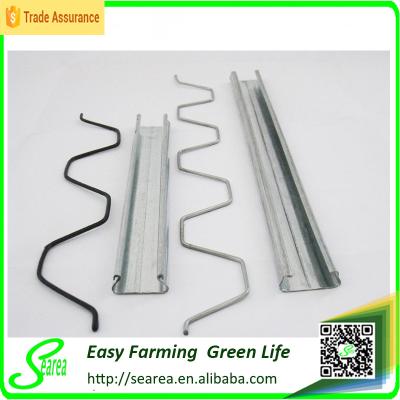 China Poly tunnel greenhouse Plastic coated film fastness spring,Poly tunnel greenhouse Plastic coated film fastness spring for sale