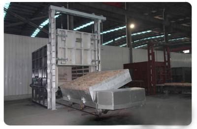 China rotary trolley type resistance furnace is a new type, energy saving, environmental protection heat treatment equipment, super energy saving structure, which is  used for quenching heattreatm for sale