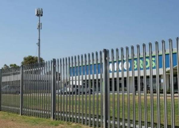 Quality Hot Dip Galvanized Steel Palisade Fencing European Picket Fence For Schools for sale