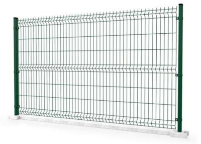 China Powder Coated 3D Curved Welded Mesh Fence for Perimeter Security Fencing System for sale