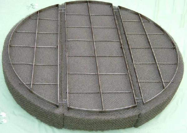 Quality Stainless Steel de mister pads High Efficiency For Chemical Industry Gas Liquid Separation for sale